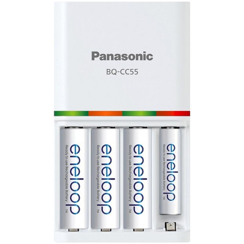 Panasonic Eneloop Smart And Quick Charger 4 Aa X 1900 Mah Rechargeable